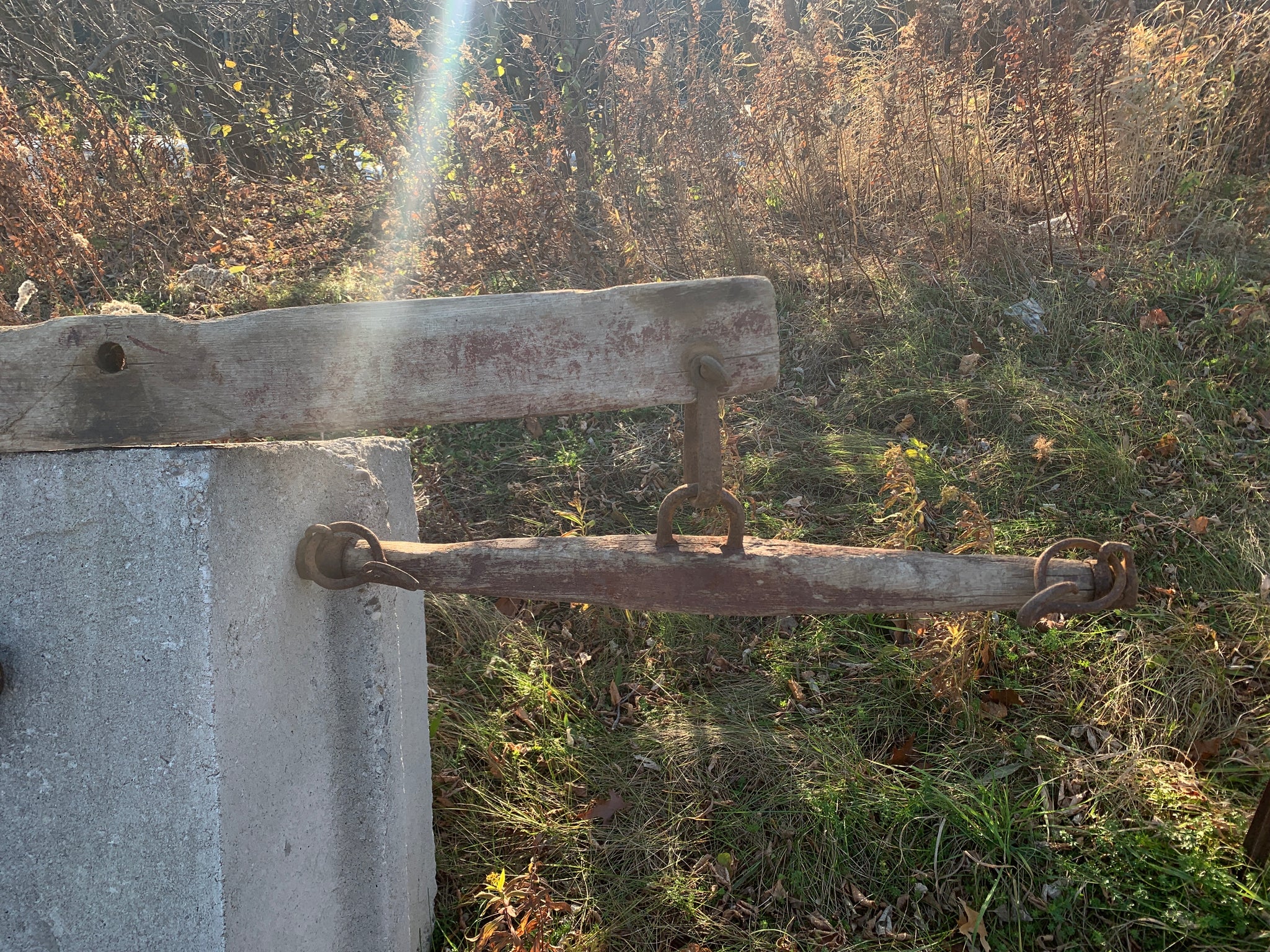 Antique Double Yoke Whippletree Equalizer Leader Bar Double Tree Antiq ...