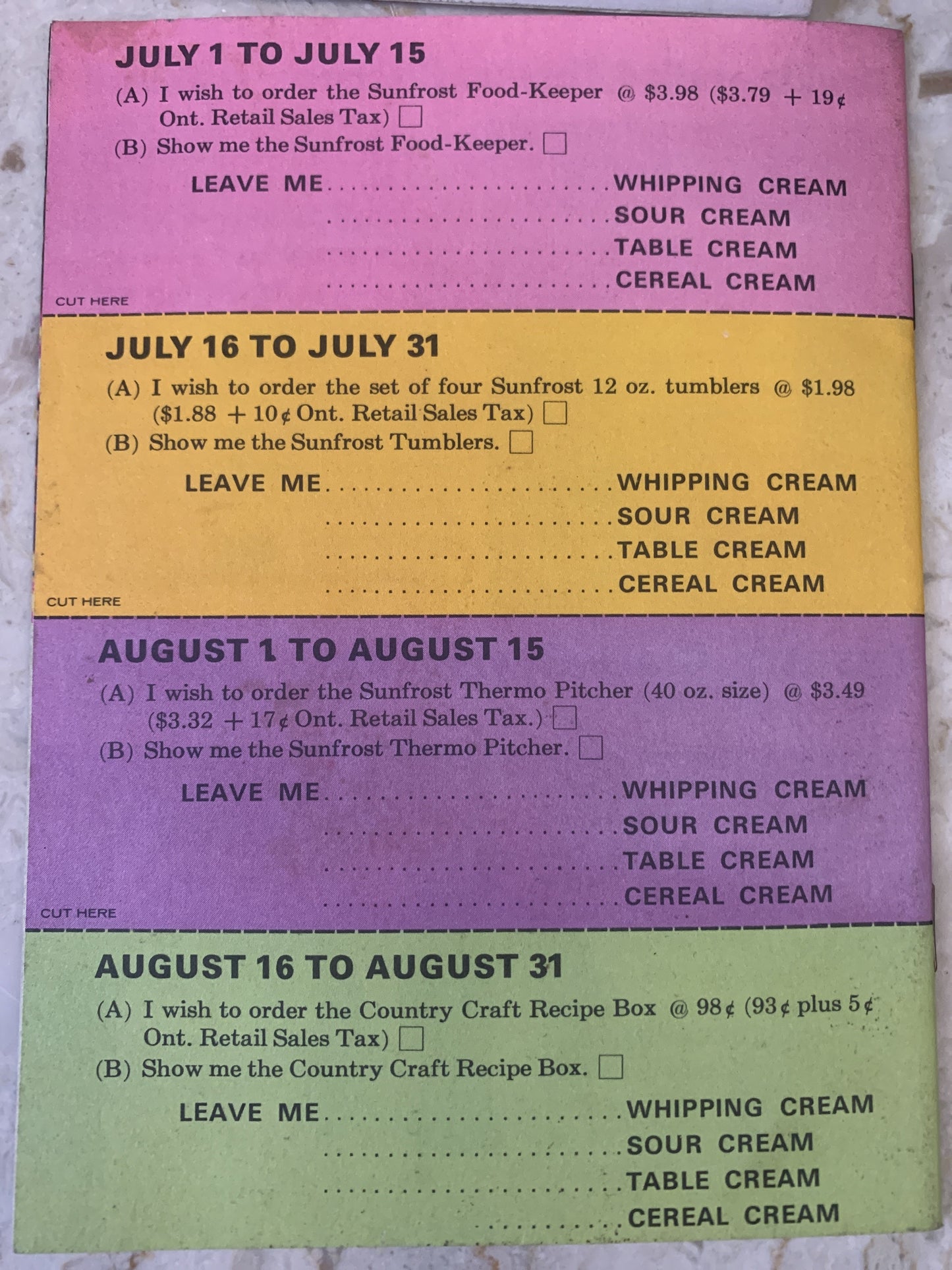 Vintage Dairy Advertising Pamphlets Silverwood Dairies Vintage Recipe ...