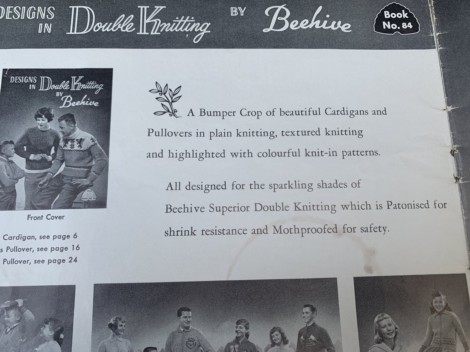 Knitting Pattern Magazine Designs in Double Knitting Vintage Patterns ...