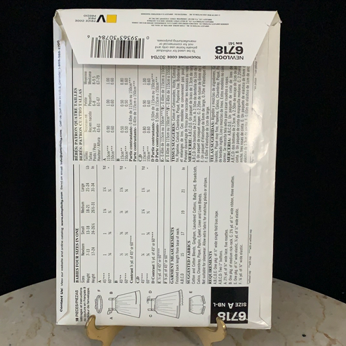 Baby Sundress and Bloomers Sewing Pattern New Look 6718 – BarbeesTreasures