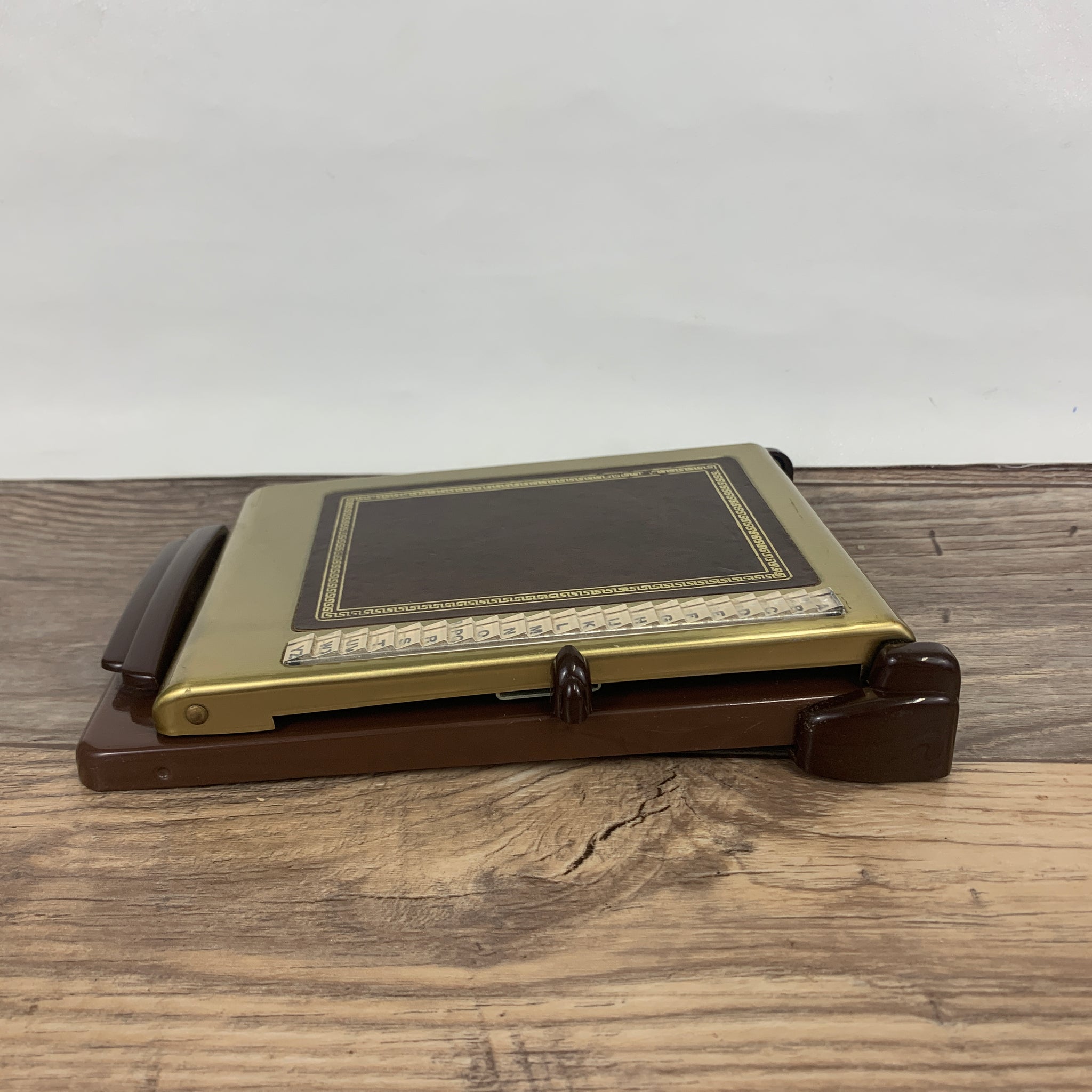 Vintage Desk Address Book, Mechanical Flip Phone Book, Vintage Office ...