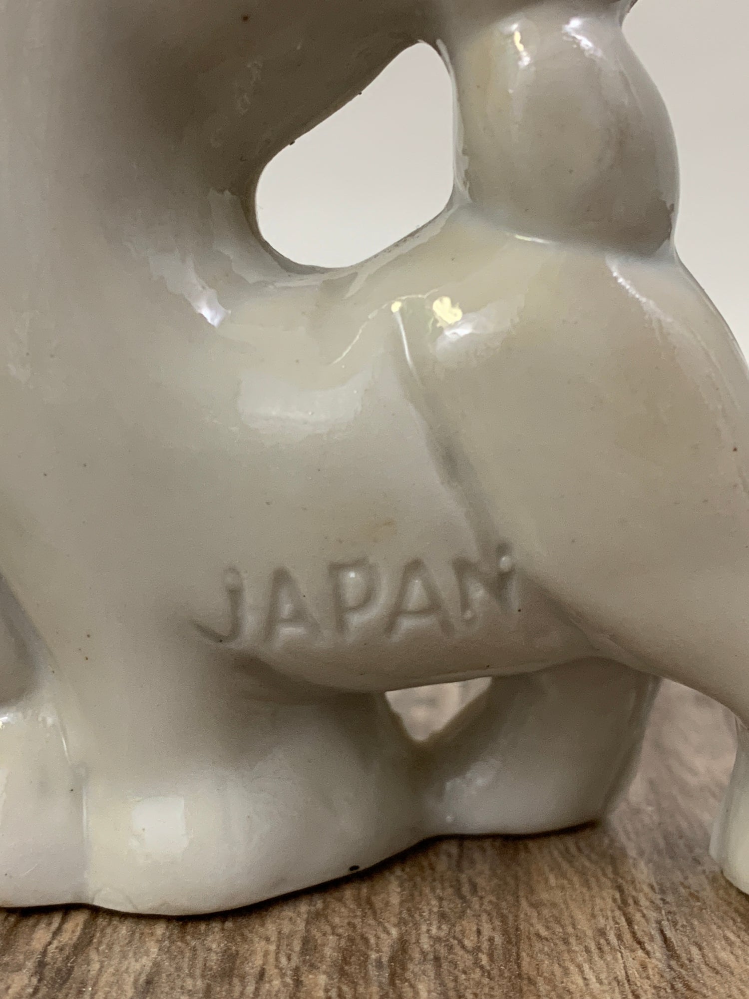 Small Sharpei Figurine Made in Japan Miniature Dog Statue ...